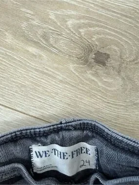 We The Free | Jeans | We The Free Free People Grey Level Up Slit Slim ...